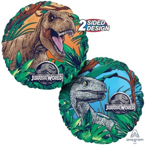 Jurassic World Dominion Balloons - Anagram Licensed | Jurassic World Foil Balloon Bouquet, 5pc ...