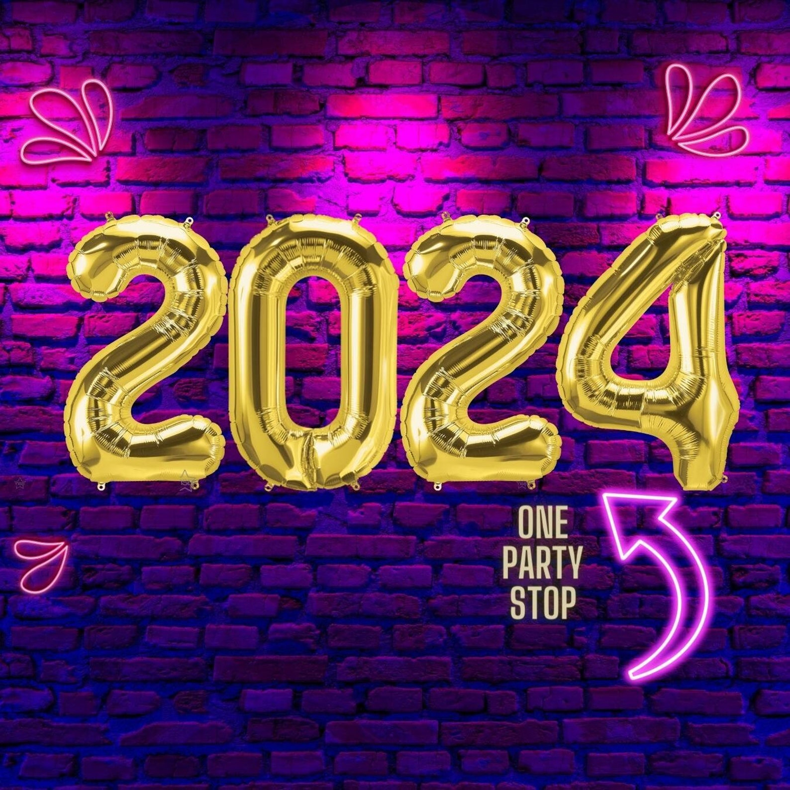 2024 New Years Numbers Graduation Foil Balloons Graduation - Etsy