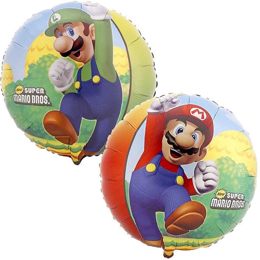 Super Mario Foil Balloon - Anagram Licensed - Etsy