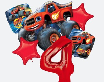 Blaze and the Monster Machines Balloon Set - Etsy