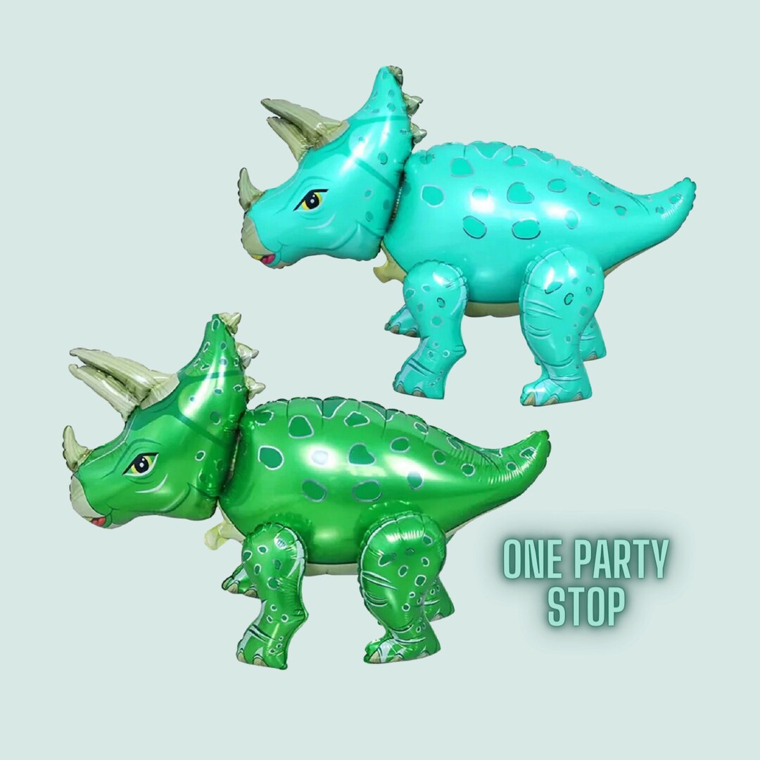 36 4D TRICERATOPS Balloon Triceratops Dinosaurs Decorations Dinosaurs ...