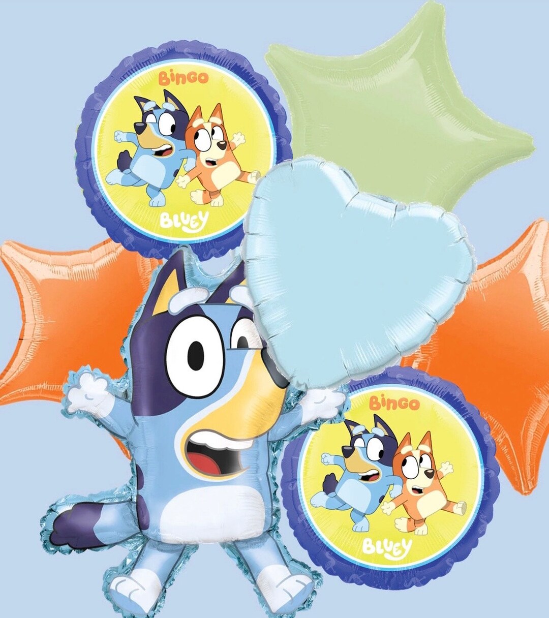 Bluey Balloon Bluey Balloon Bouquet Bluey Helium Balloon Bluey Party ...