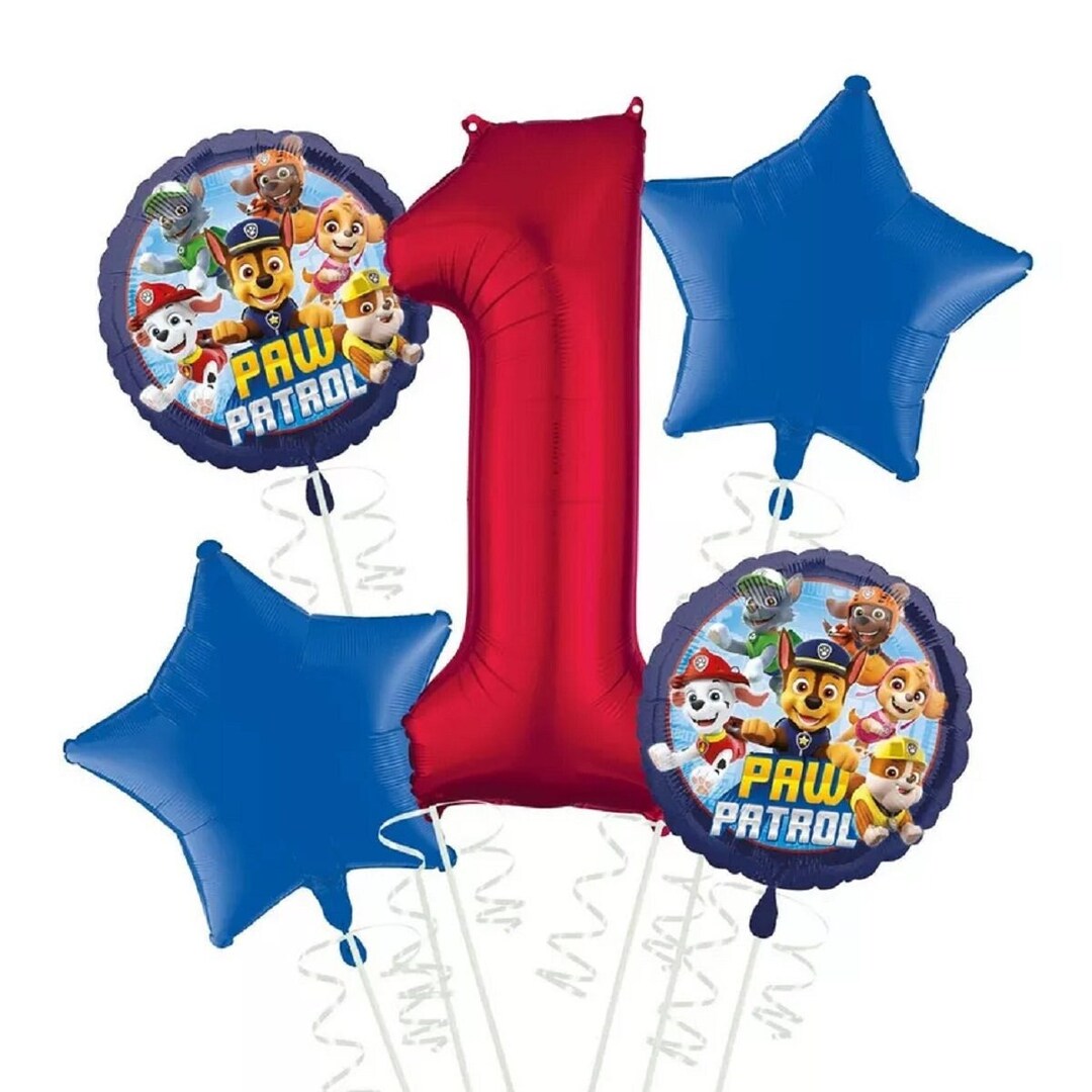 Paw Patrol Balloons - Anagram Licensed | Chase PAW Patrol | Chase Paw ...