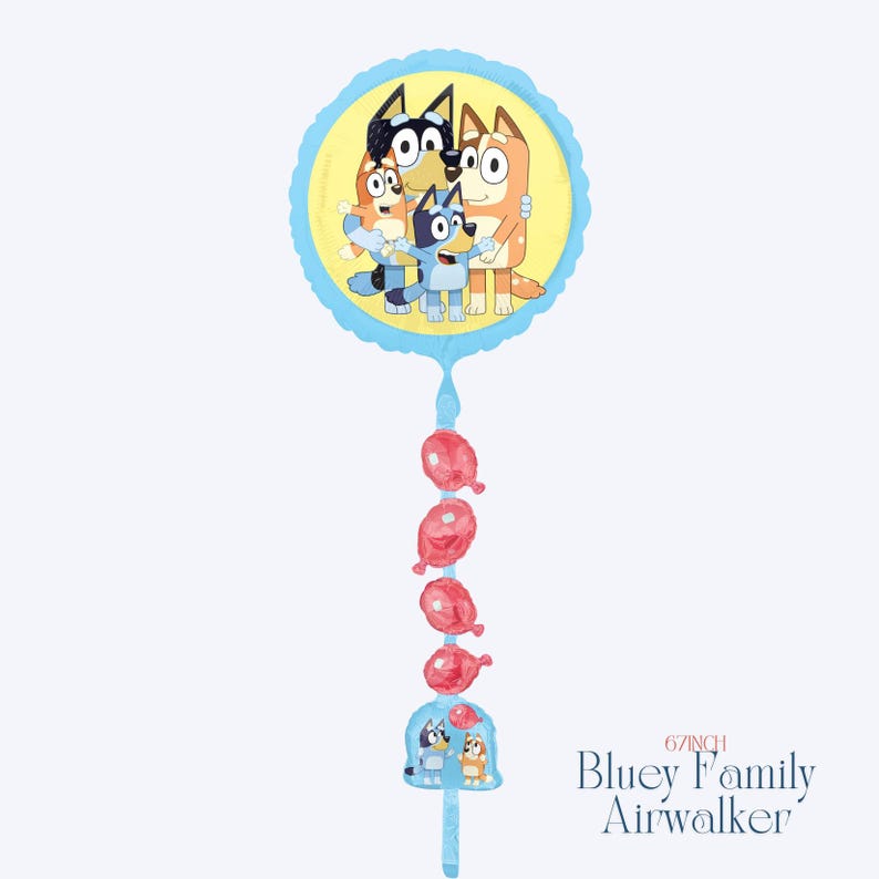 Bluey Balloon Bouquet: Birthday Party Decor - Etsy