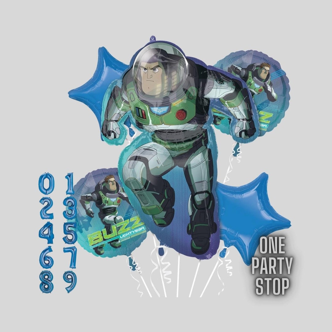 Toy Story Buzz Lightyear Birthday Balloon Bouquet - Anagram Licensed ...