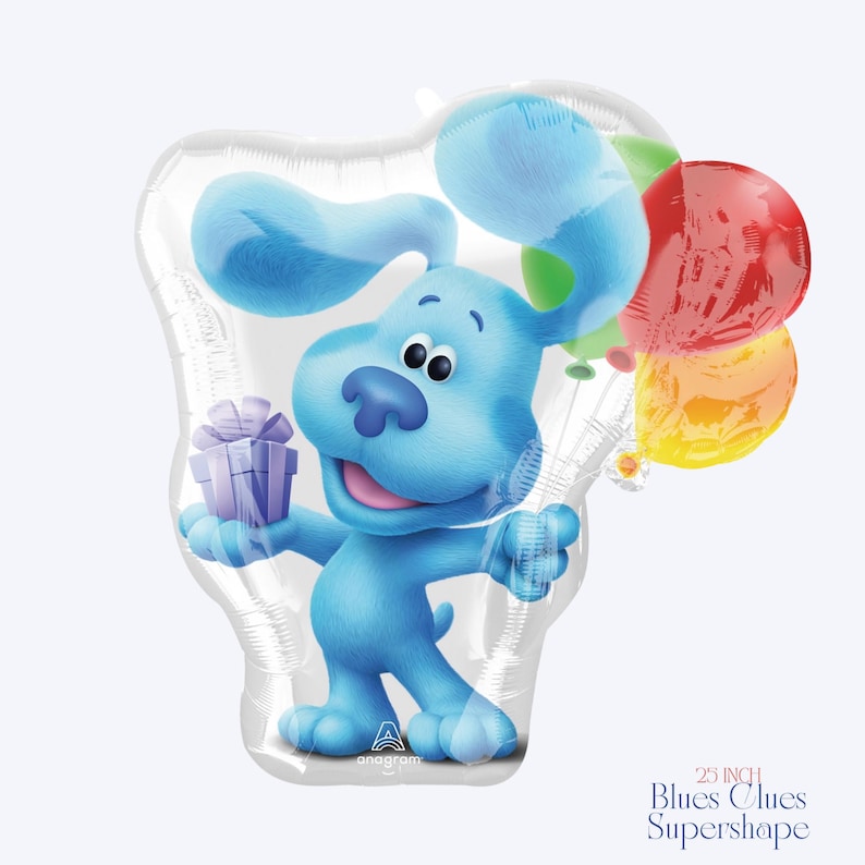 Blue's Clues Balloon Bouquet - Licensed Mylar Party Decoration - Etsy