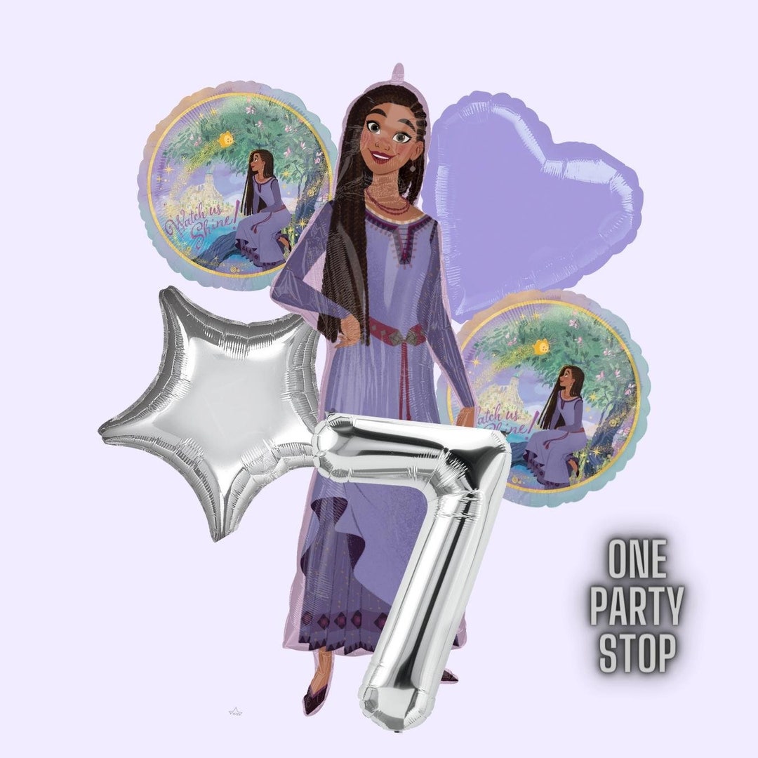 Wish Balloon Bouquet Silver - Anagram Licensed | Wish Movie Balloons ...