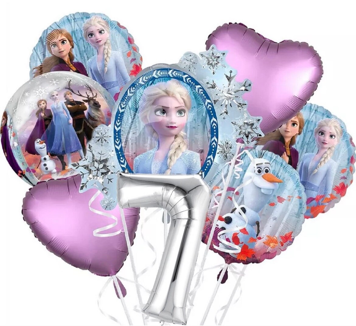 Frozen 2 Deluxe Balloon Bouquet With Number - Anagram Licensed | Frozen ...