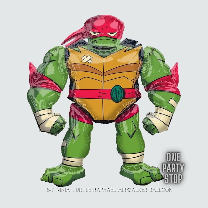 Ninja Turtle Birthday Party Decorations: Balloon Bouquet & Banner ...