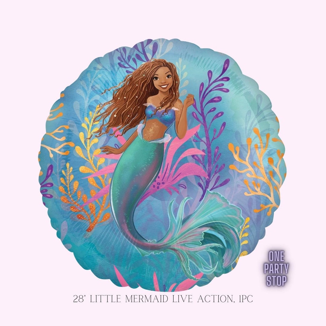 Jumbo LITTLE MERMAID Balloon - Anagram Licensed | Mermaid Live Action |mermaid Birthday Party ...