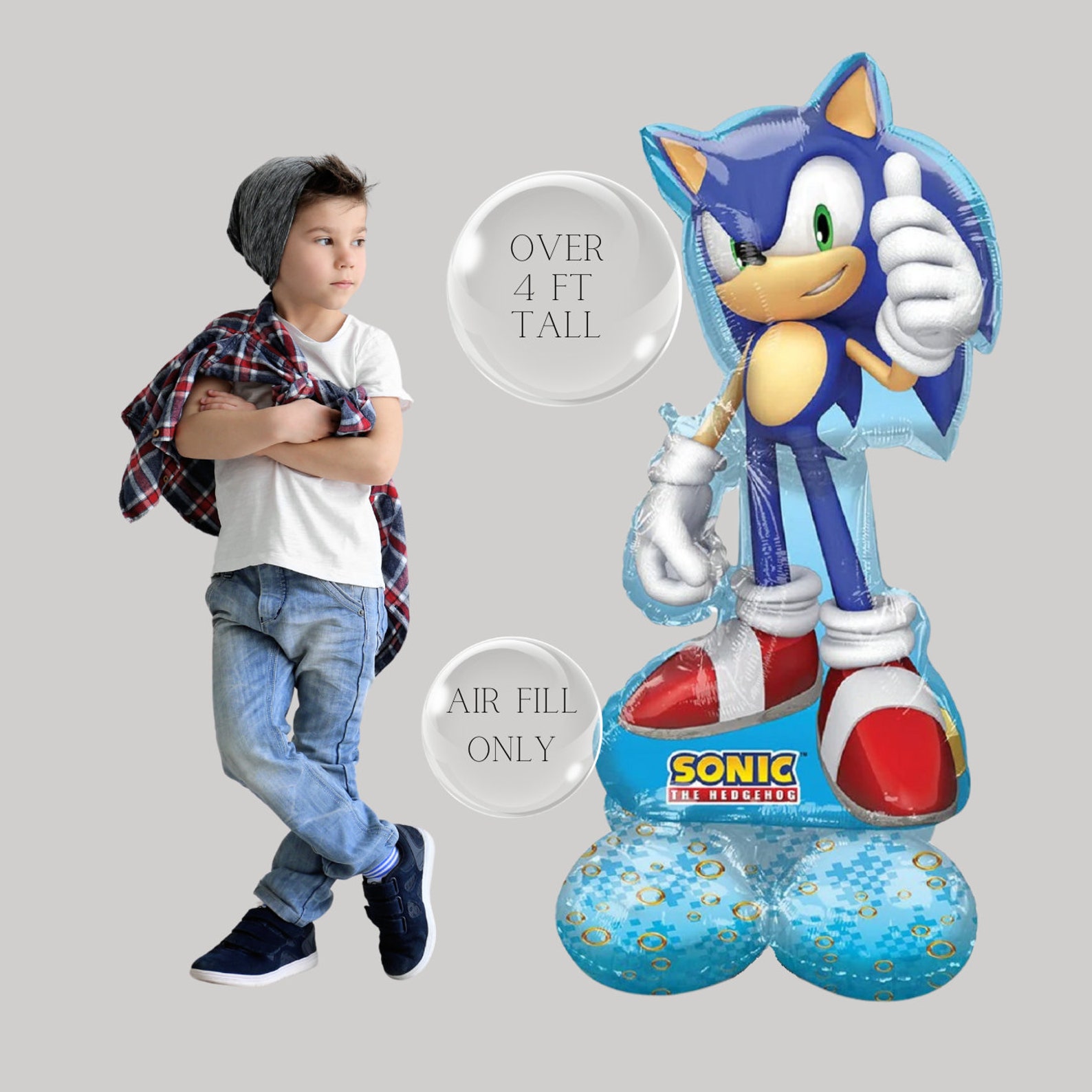 53" Sonic the Hedgehog Airloonz Balloon – Party Decoration - Etsy