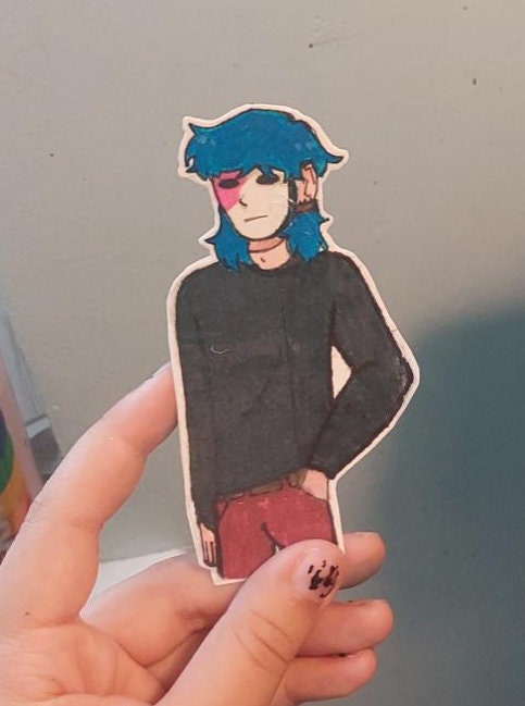 Sally Face Full Body Sticker 6.50 Cm X 11.50 Cm - Etsy