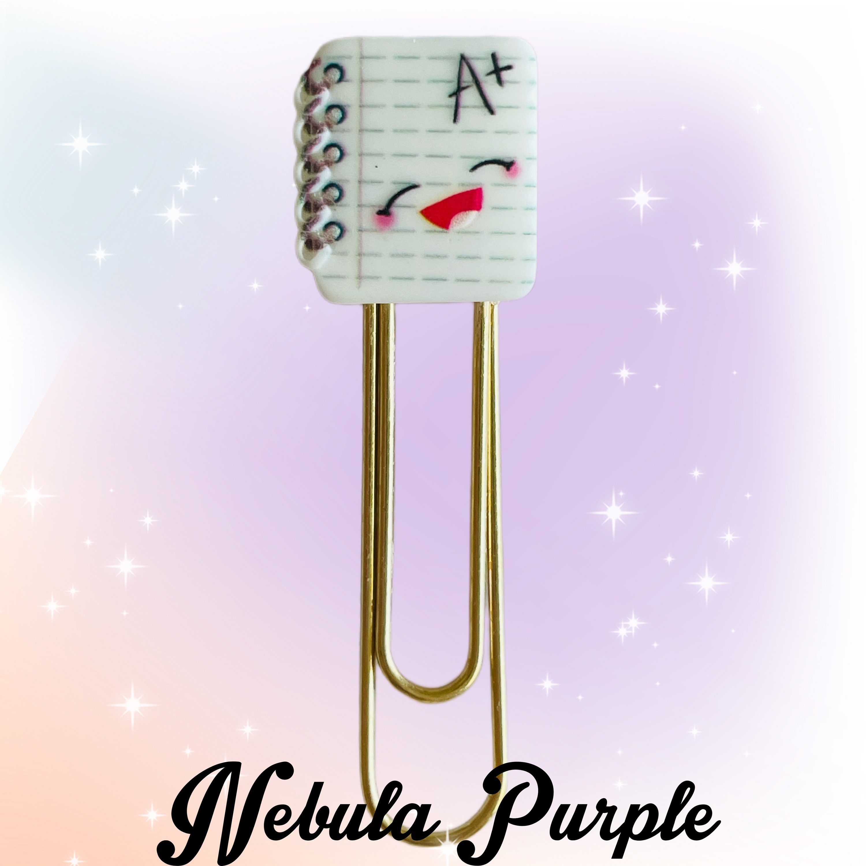 Back to School Paper Clip Novelty Accessory Bookmarks for Planners ...