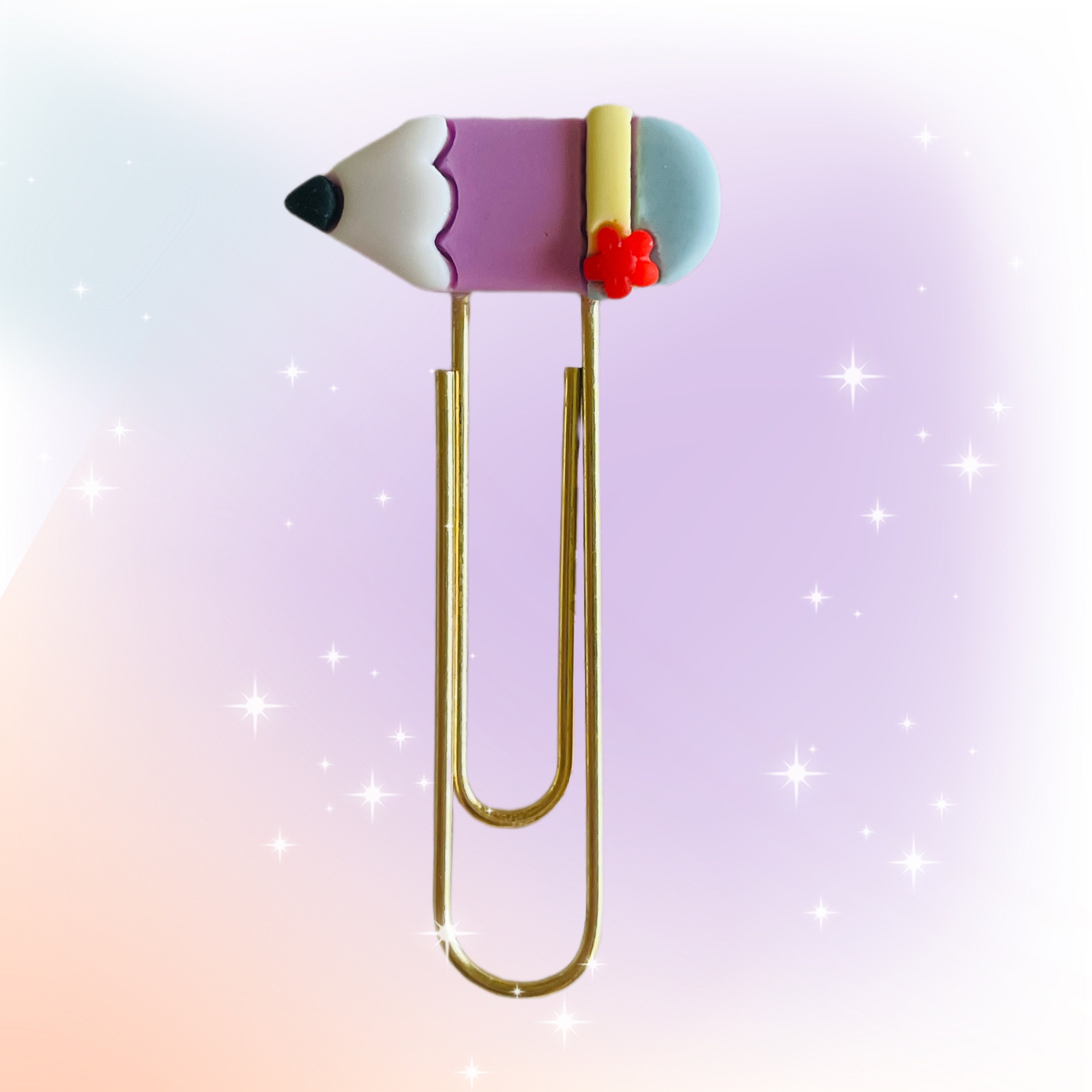 Back to School Paper Clip - Novelty Accessory Bookmarks for Planners ...