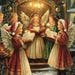 Angels Caroling 4 - This is a Digital Download. - Etsy