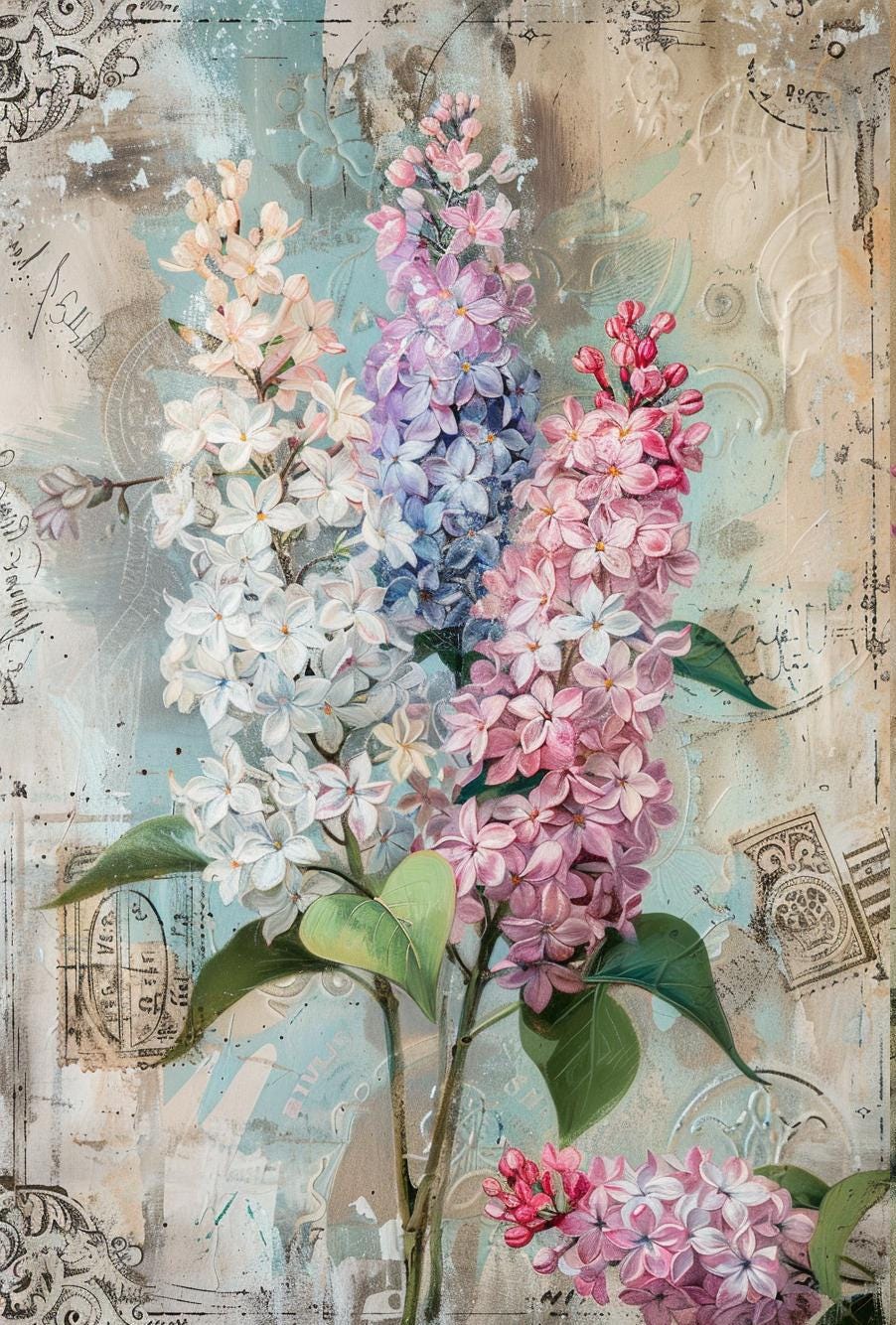Various Lilac Flowers - Digital Download - Etsy