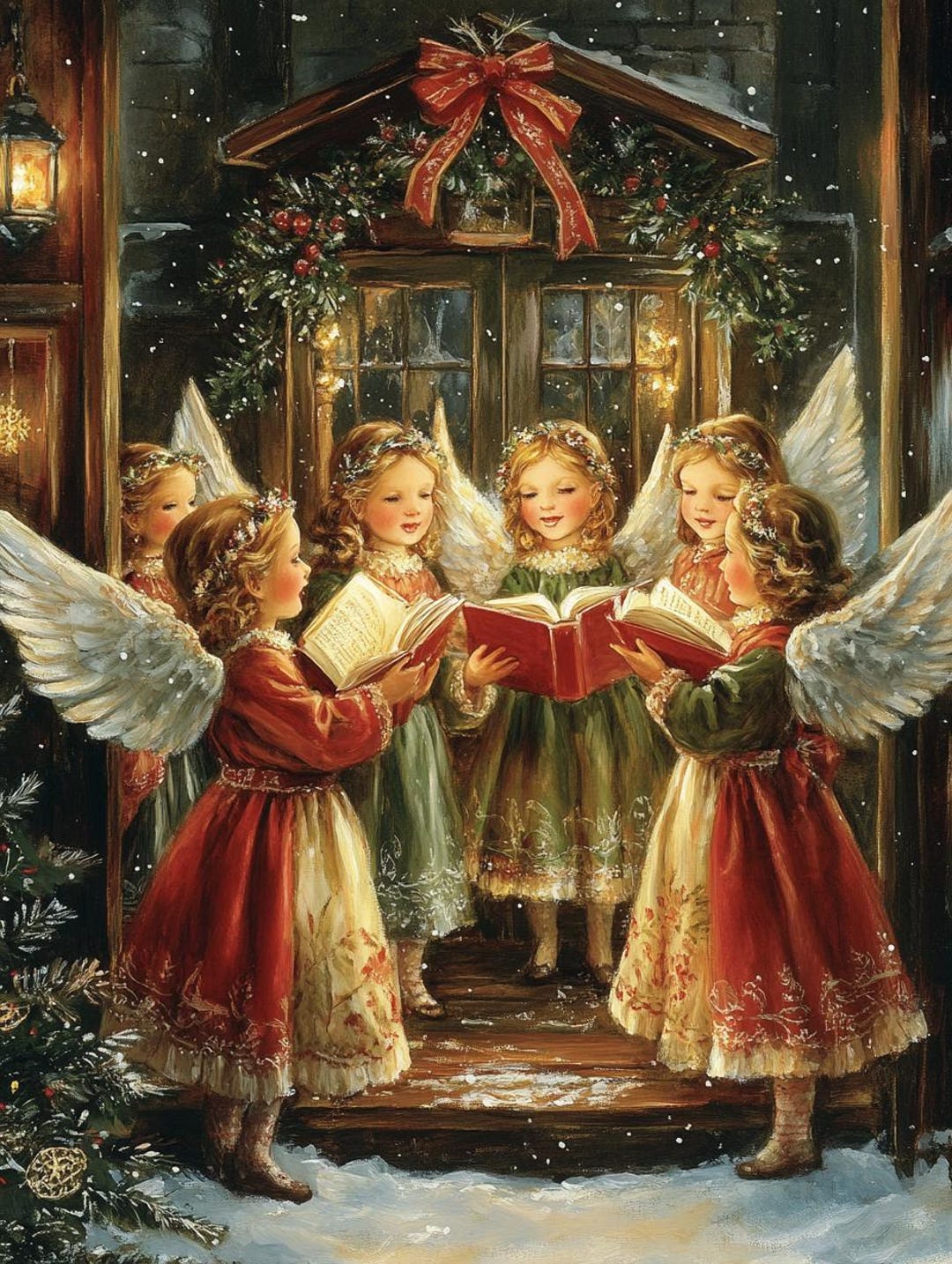 Angels Caroling 5 - This is a Digital Download - Etsy