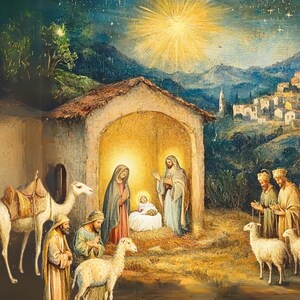 Christmas Nativity Scene - Etsy