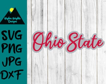 Ohio State Font Svg - Etsy