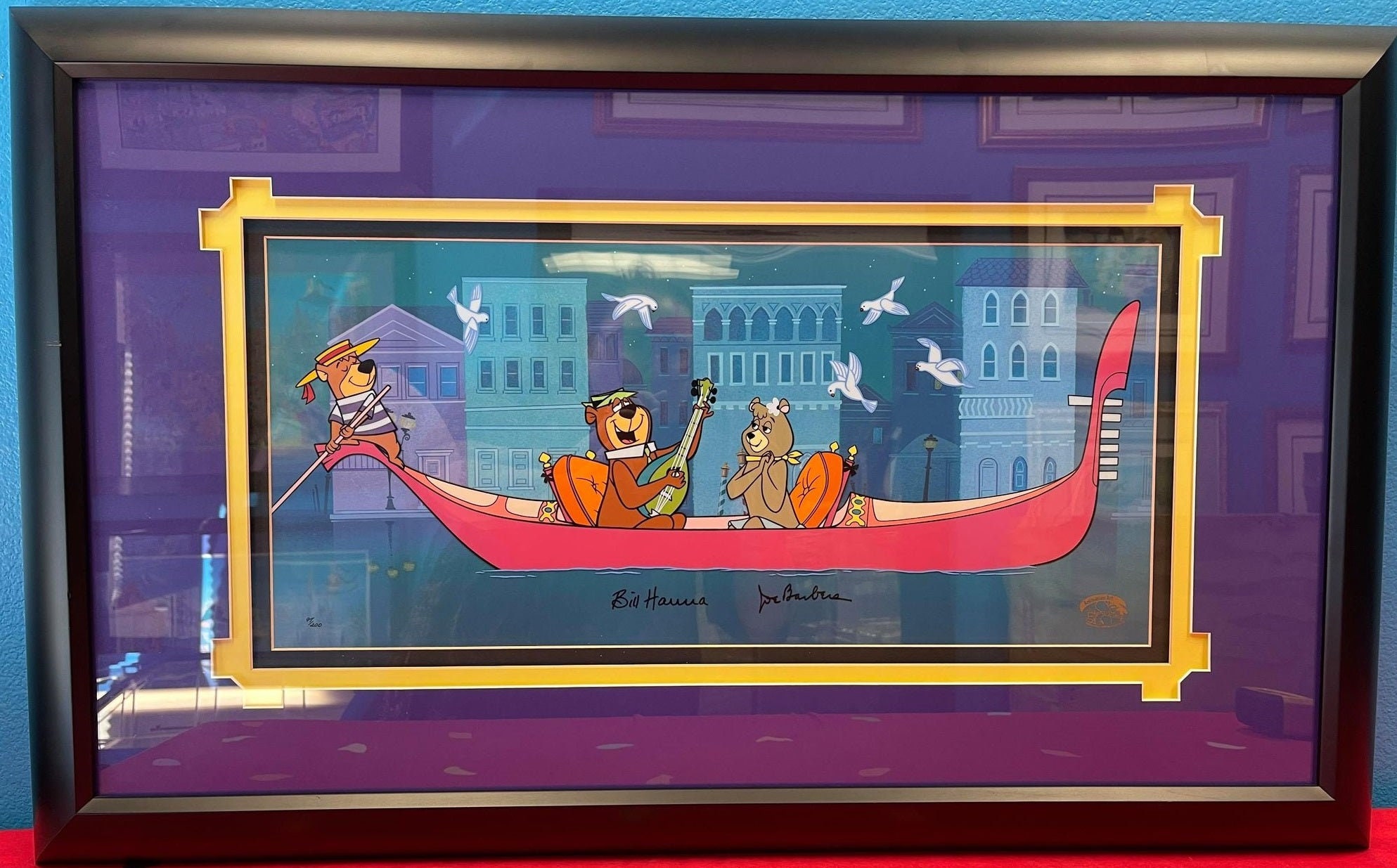 Hanna-barbera "hey There, It's Yogi Bear" Limited Animation Cel - Etsy