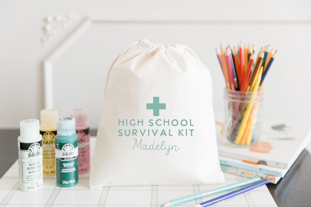 High School Survival Kit - Kids Gift Bag - Teacher Appreciation ...