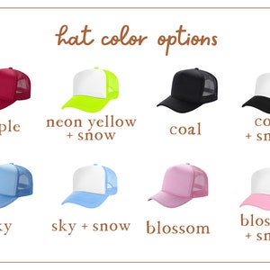 Back to School Trucker Hat - Birthday Gift - Custom Trucker Hat -hat ...