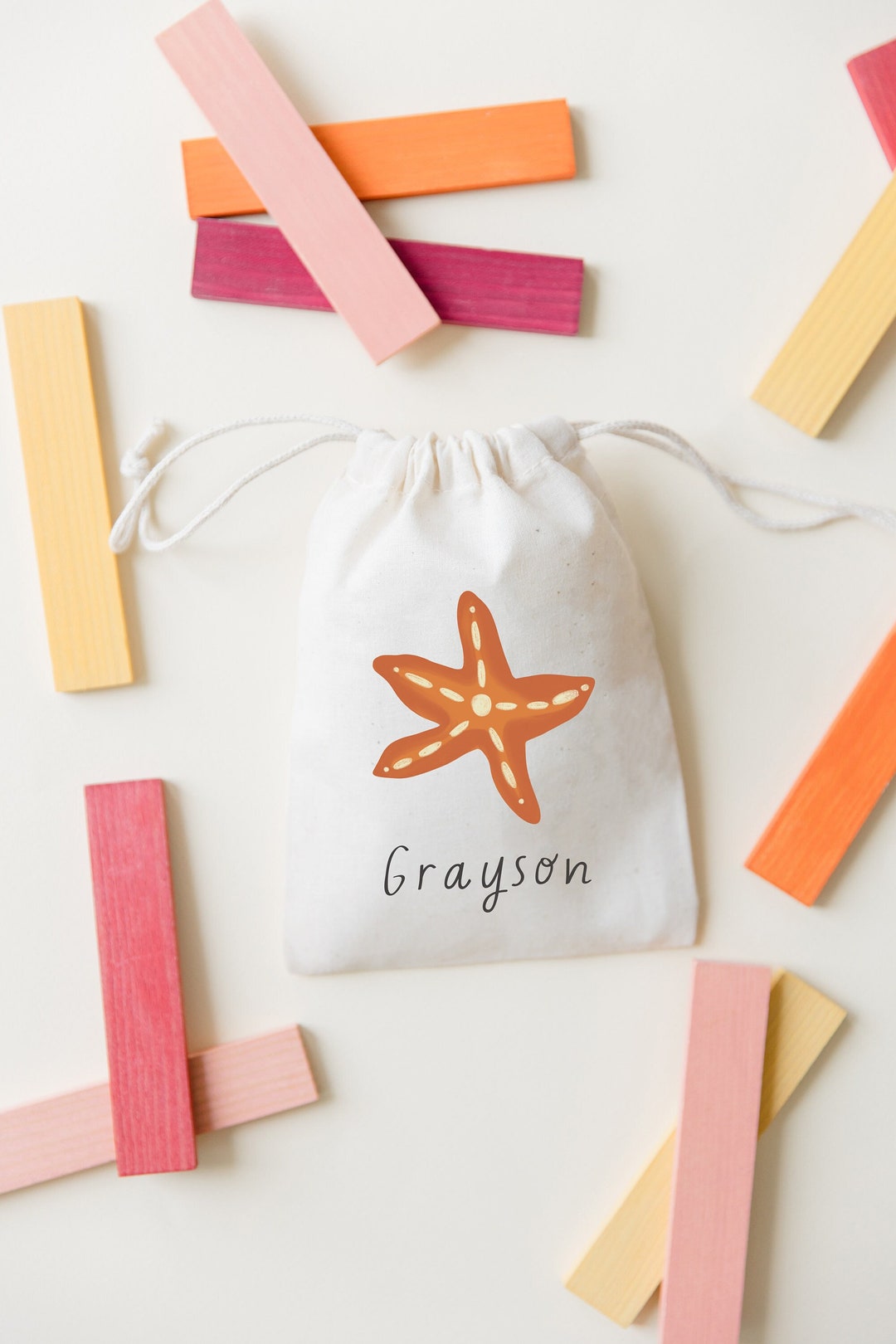 Starfish Party Favor - Under the Sea Birthday Bag - Kids Goodie Bag ...