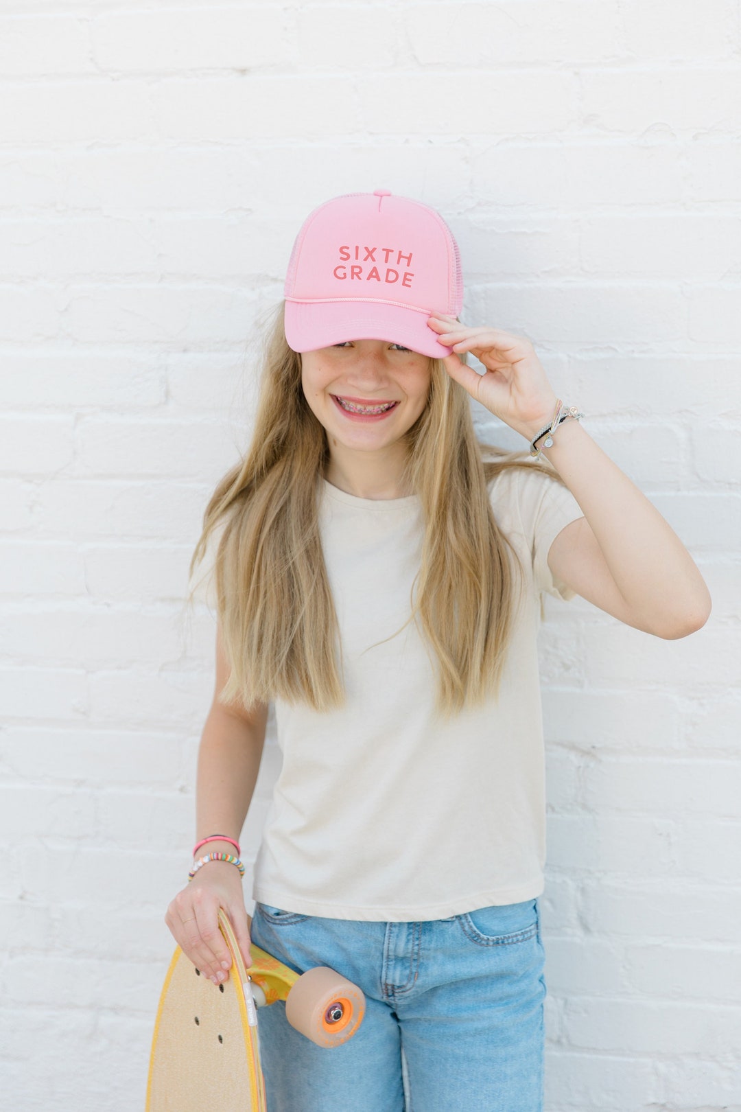 Back to School Trucker Hat - Birthday Gift - Custom Trucker Hat -hat ...