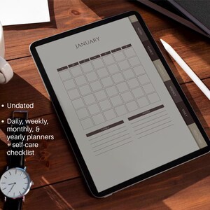 Dark Academia Planner Brown Digital Organizer Vintage-inspired Daily ...