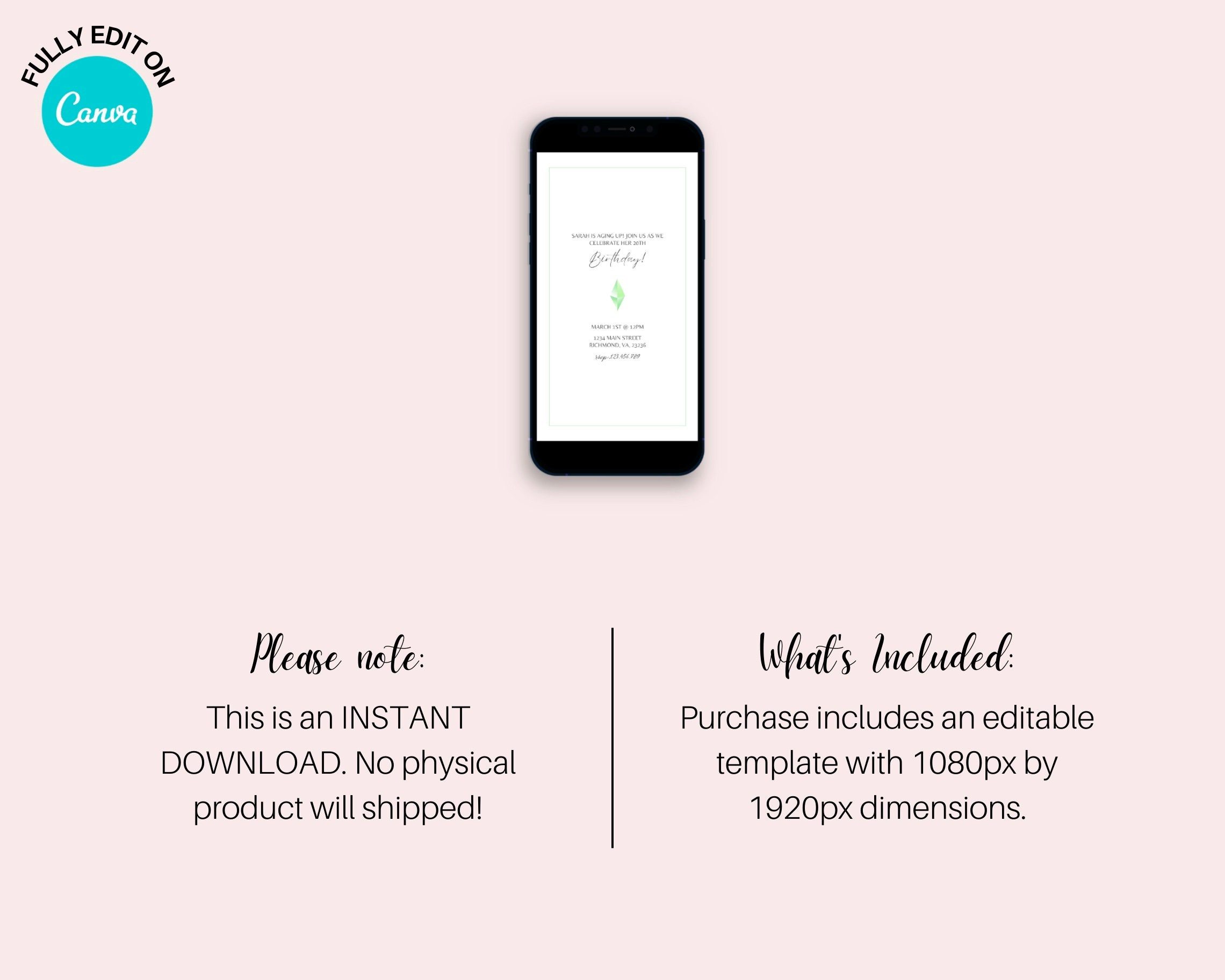 Digital Birthday Party Invitation the Sims Party Evite Editable ...