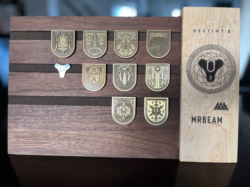 Large Vertical Display to Display Destiny Pins seals 15 - Etsy