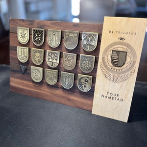 Large Vertical Display to Display Destiny Pins seals 15 Sigils - Etsy