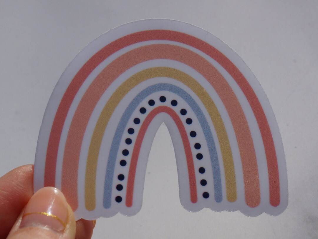 Boho Rainbow 1 Sticker - Etsy
