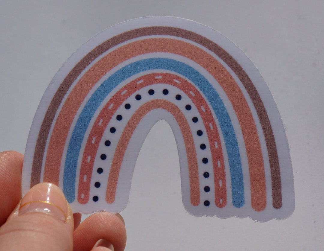 Boho Rainbow 3 Sticker - Etsy