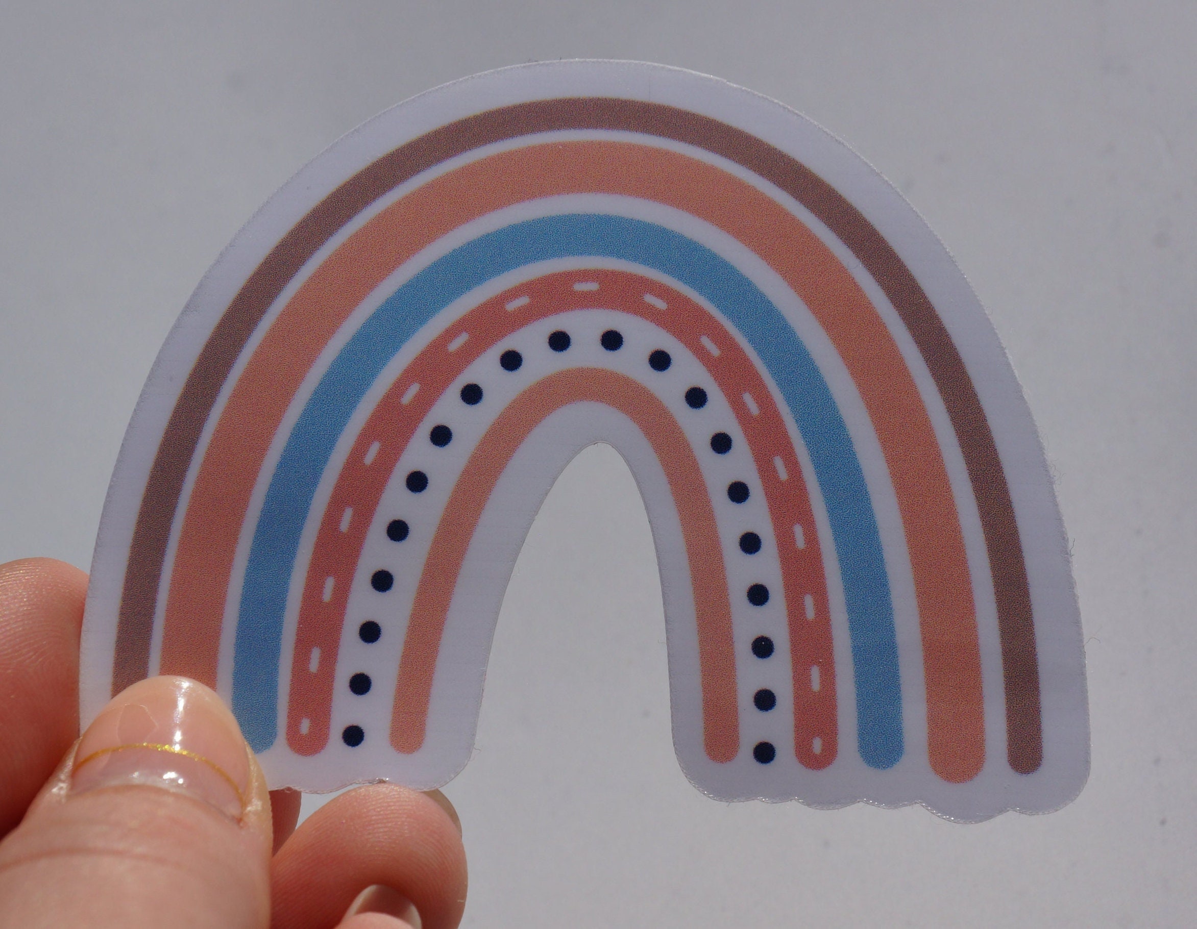 Boho Rainbow 3 Sticker - Etsy