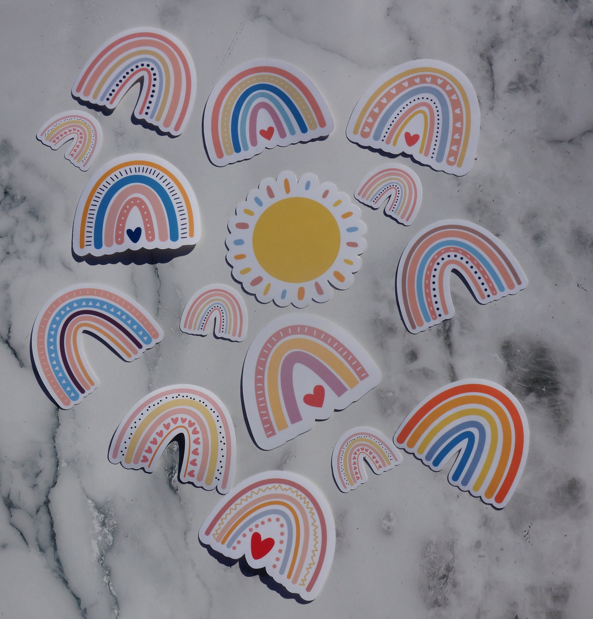 Boho Rainbow 1 Sticker - Etsy