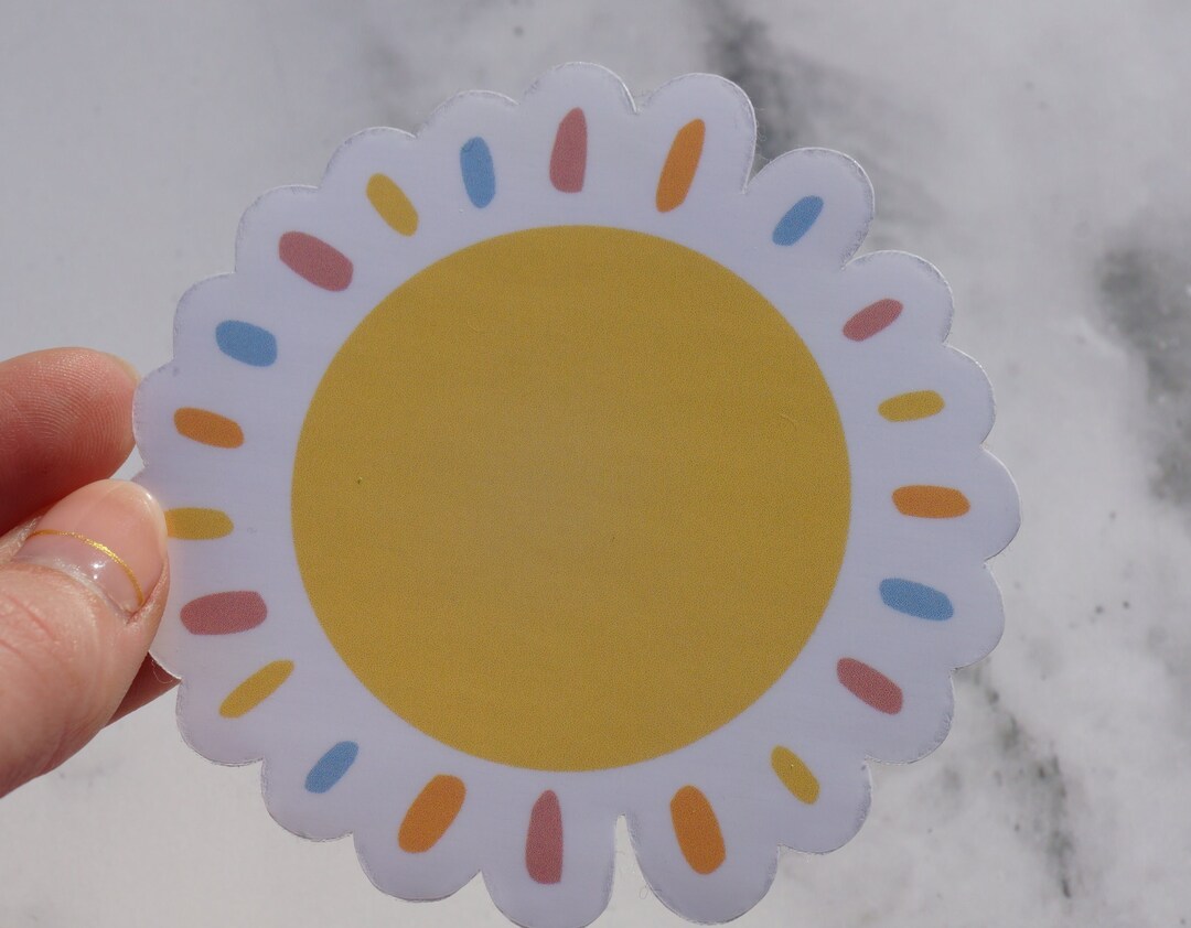 Boho Sun Sticker - Etsy
