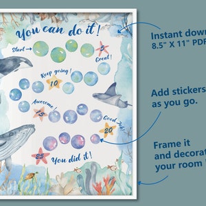 Printable Kids Reward Chart | Digital PDF, Instant Download, Editable ...