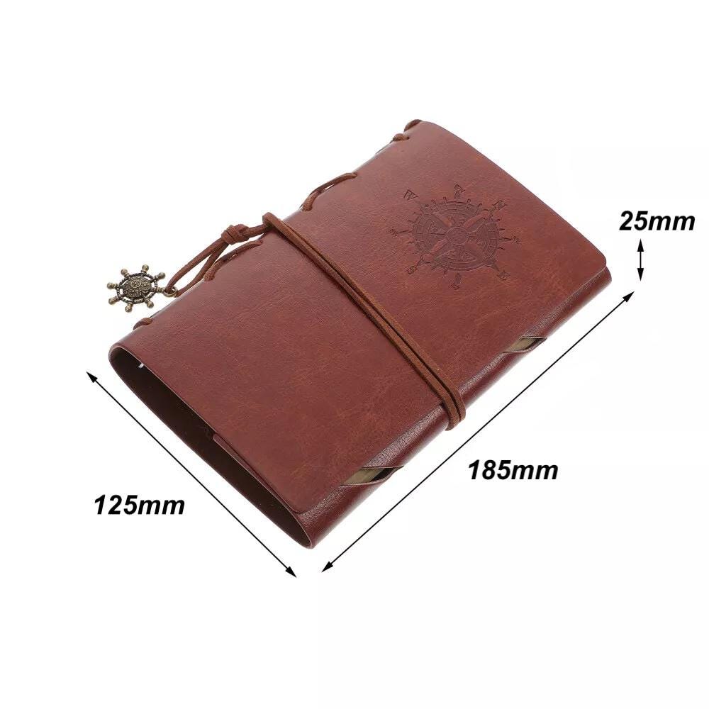 Personalised - Pirate Travel Journal Vintage Blank Loose Leaf Binding ...