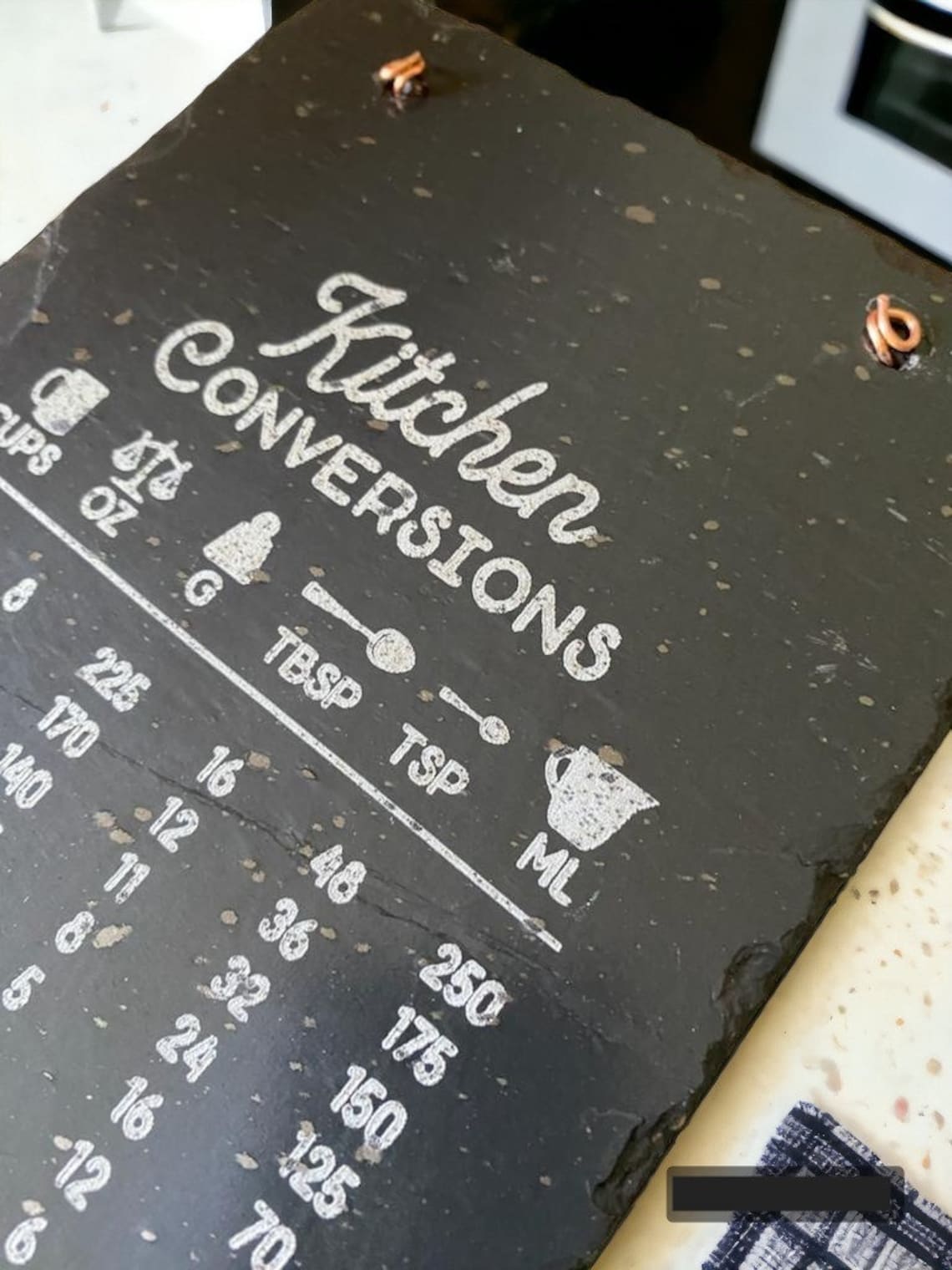 Kitchen Measurements Chart, Cooking Gift, Cooking Aid, Measure ...