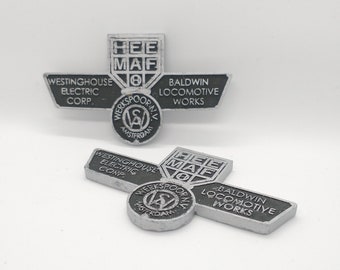 Locomotive Builder Plate - Etsy