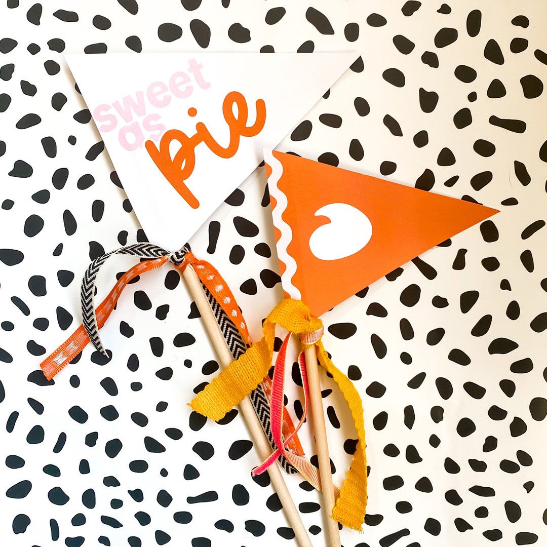 Thanksgiving Pumpkin Pie Printable Kids Pennant Flags | Kids Basket ...