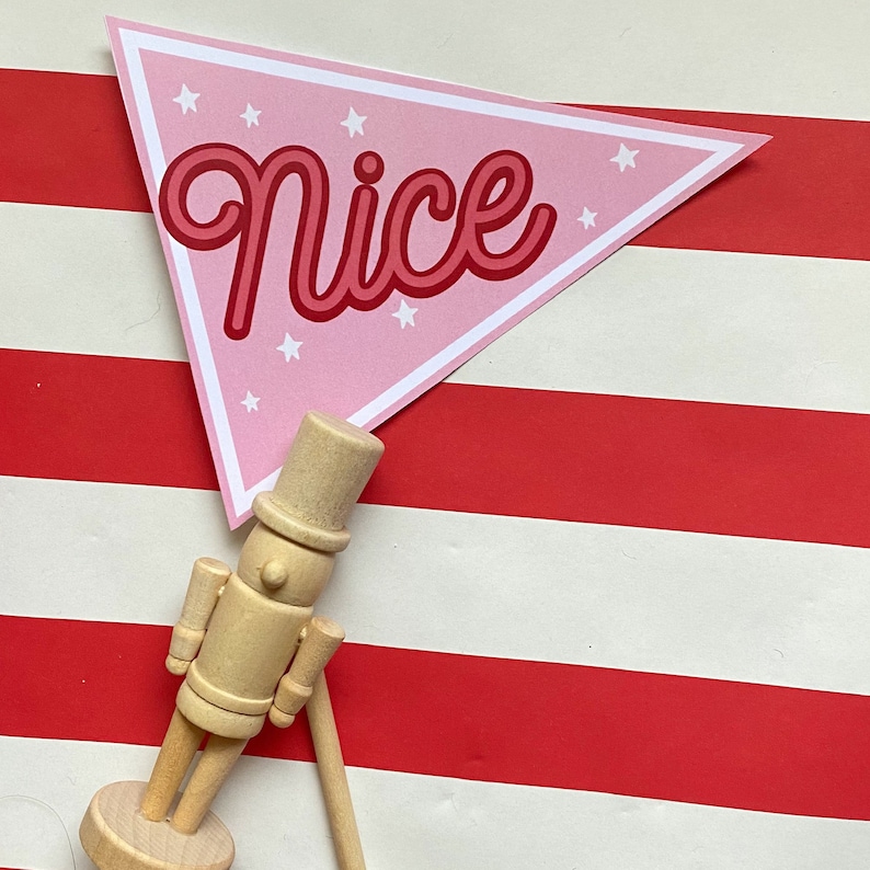 Printable Christmas Pennant Flags BUNDLE | Christmas Holiday Printable ...