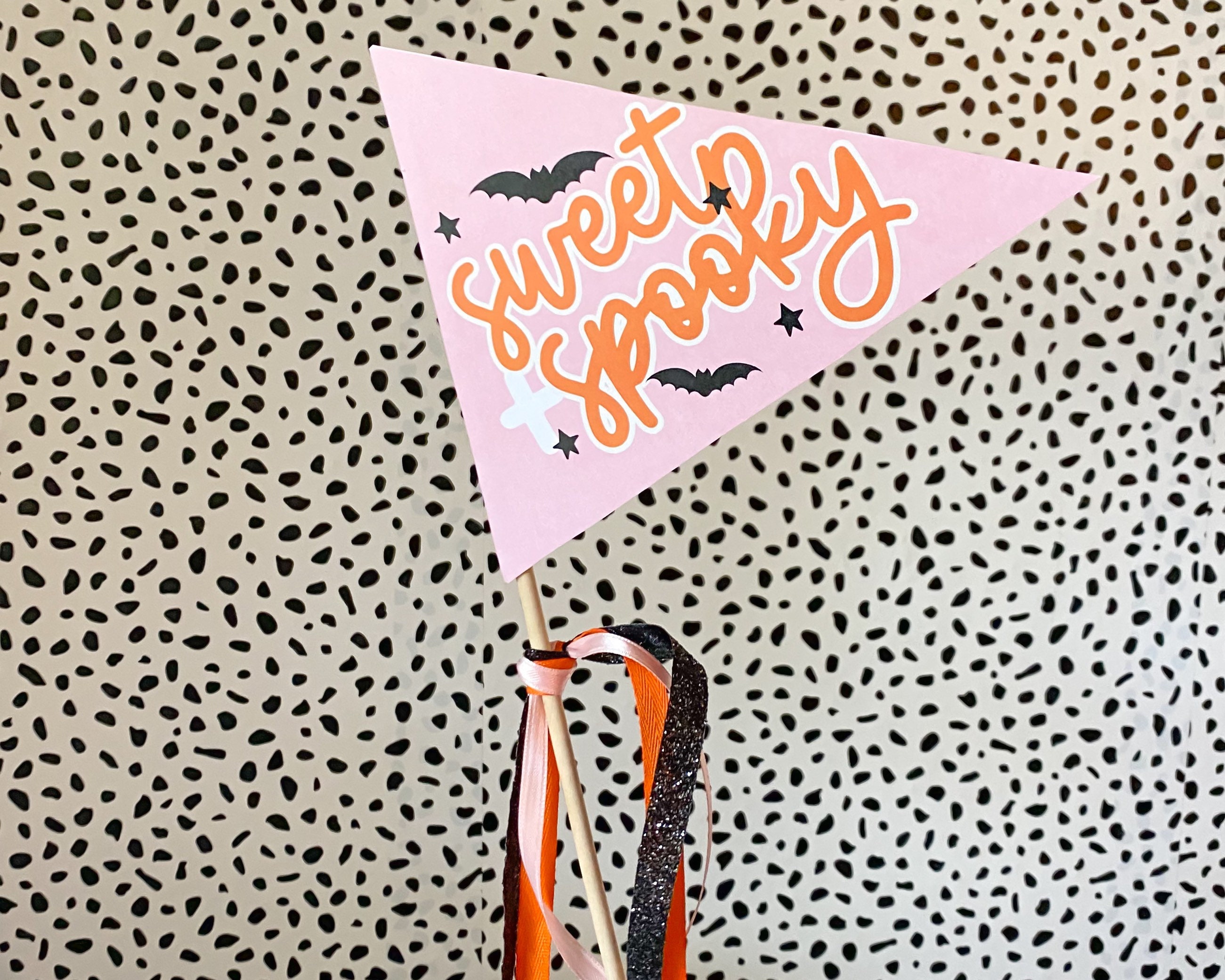 Printable Halloween Pennant Flags | Kids Boo Basket Flag | Halloween ...