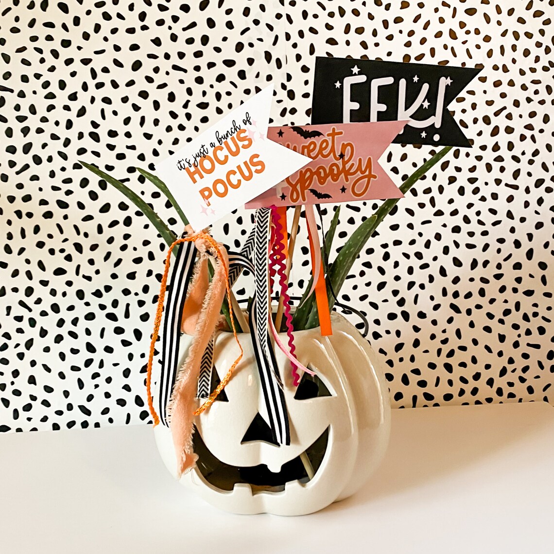 Printable Halloween Pennant Flags BUNDLE Kids Boo Basket - Etsy