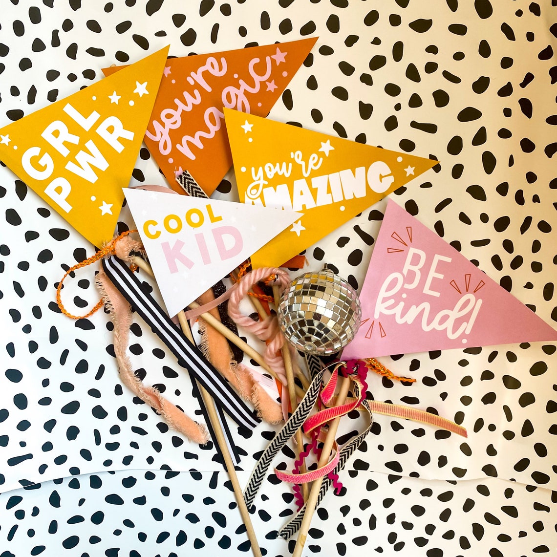 Printable Kids Pennant Flags | Kids Basket Decor Flag | Be Kind You’e ...