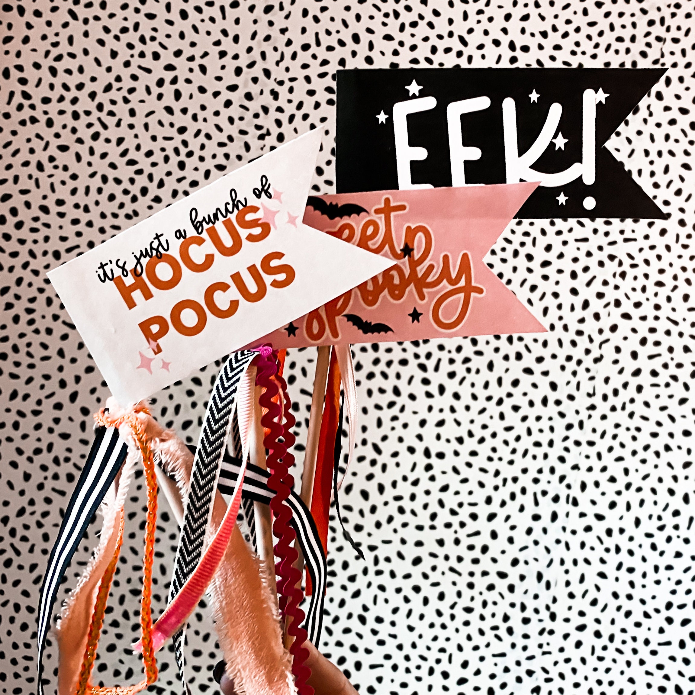Printable Halloween Flags | Kids Boo Basket Flag | Halloween Trick or ...