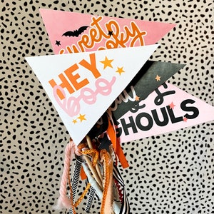Printable Halloween Pennant Flags BUNDLE | Kids Boo Basket Flag ...