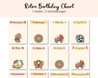 Retro Birthday Classroom - Etsy