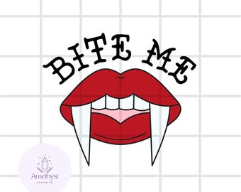 Bite Me PNG - Etsy